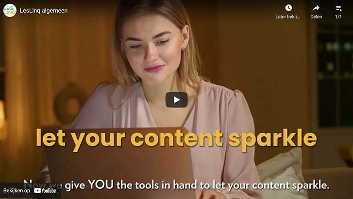 Krachtige tool voor interactieve video | LesLinq
